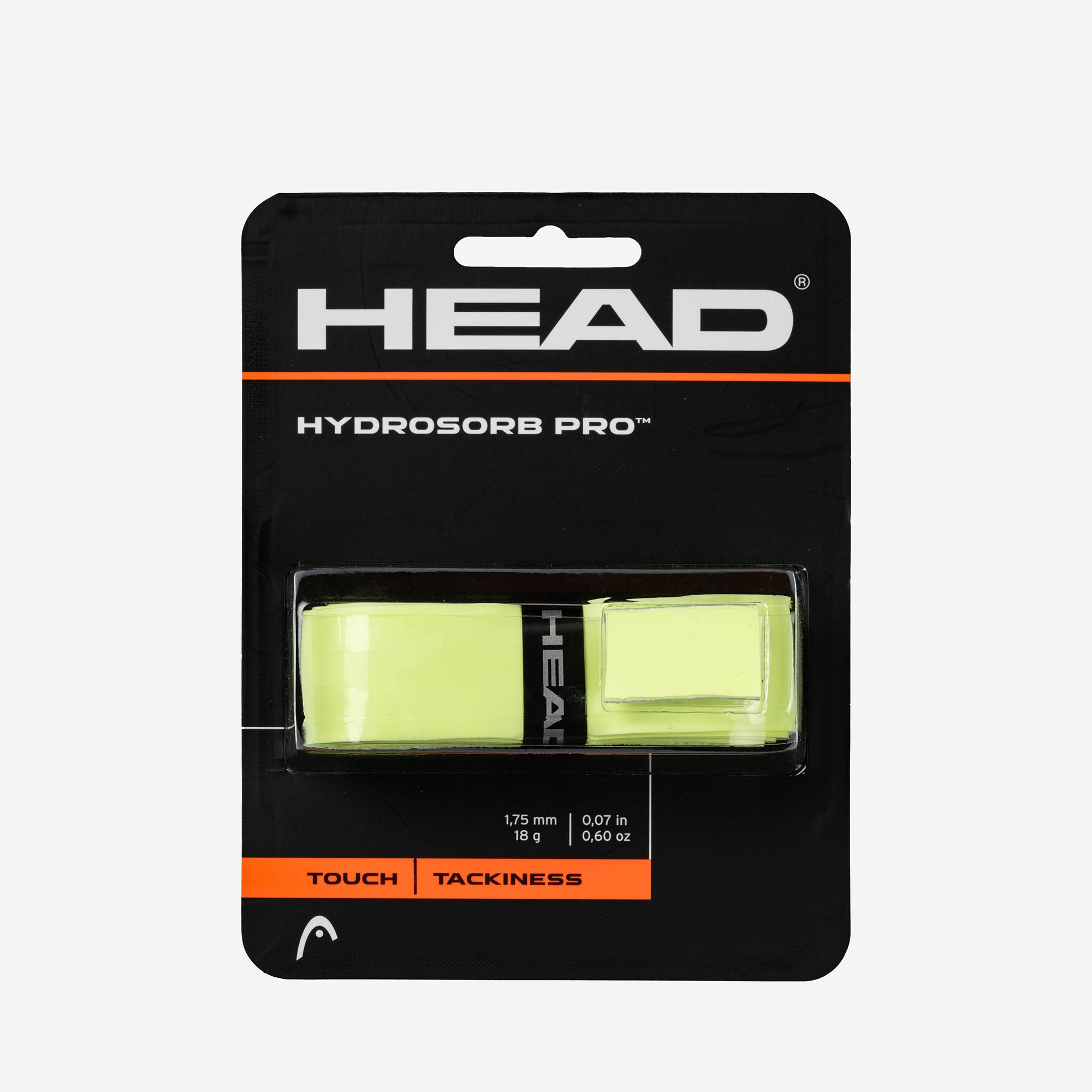 HEAD Hydrosorb Pro Tennis Replacement Grip - Yellow | Tennis Only