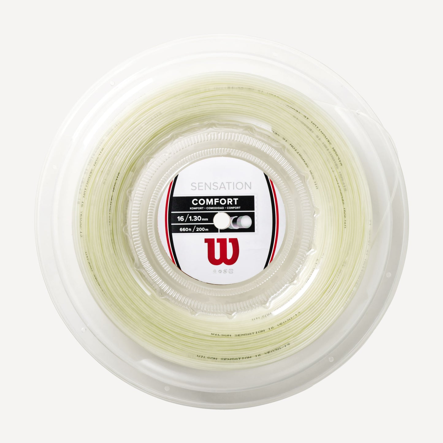 Wilson Sensation Tennis String Reel 200 m - Natural | Tennis Only