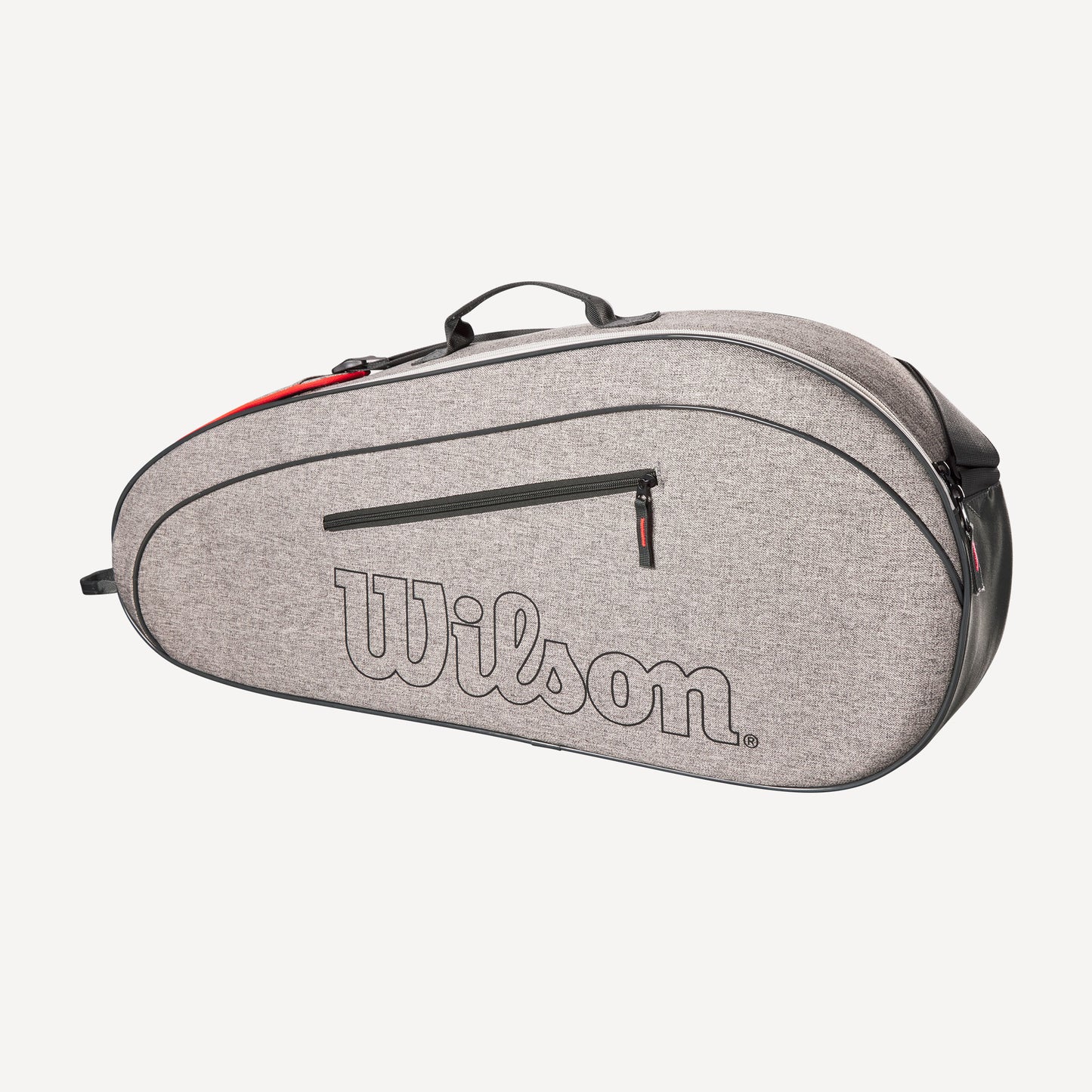 Wilson Team 3 Racket Tennis Bag Heather Grey - Tennis Only