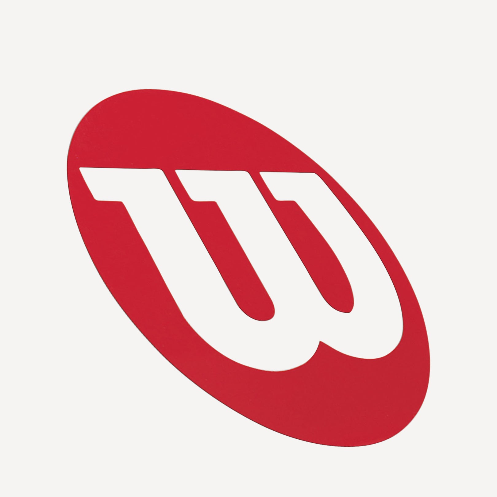Wilson Tennis Logo Stencil - Red | Tennis Only